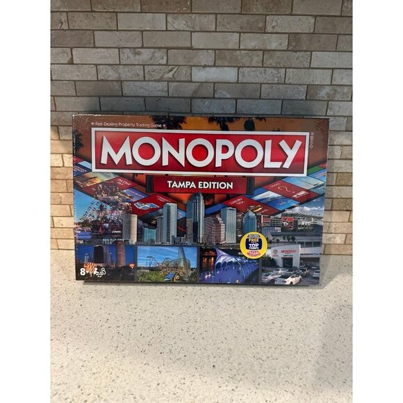 Hasbro | Toys | Tampa Edition Monopoly Board Game New Sealed | Poshmark